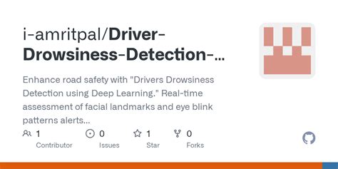 Github I Amritpal Driver Drowsiness Detection Using Deep Learning
