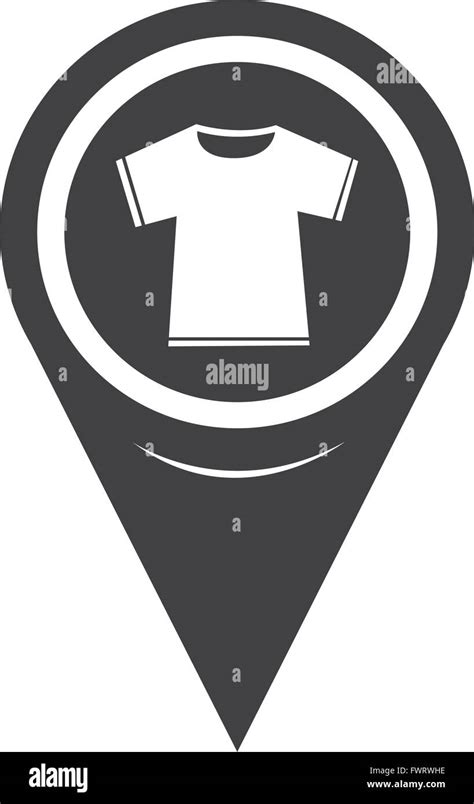 Map Pointer Tshirt Icon Stock Vector Image And Art Alamy