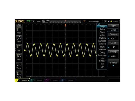 Rigol BND MSO DS1000Z Digital Oscilloscopes Bandwidth 50 Mhz Channels 4 Sampling Rate 1