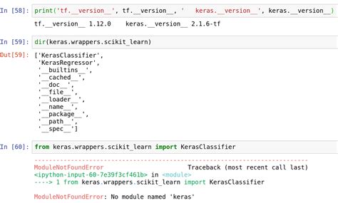 Jupyter Notebook No Module Named Keras But It Was Imported Stack