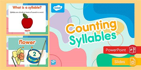 Syllable Counter Powerpoint Resource Twinkl Usa Twinkl