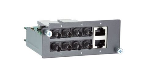 MOXA PM 7200 4MST2TX Fiber Ethernet Module ManuAuto