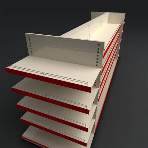 모듈 식 슈퍼마켓 선반 3d 모델 65 Max Obj Ma Lwo Fbx C4d 3ds Free3d