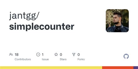 Github Jantgg Simplecounter