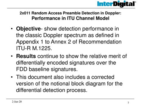 Ppt Random Access Preamble Detection Summary Powerpoint Presentation Id9363073