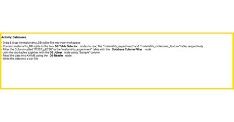 Database Knime Community Hub