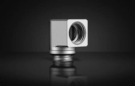 Ekwb Ek Quantum Torque Micro Rotary 90° Angled Fitting Sealed With High Quality Rubber O Rings
