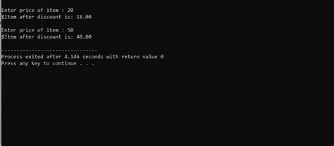 C How To Calculate The Total Price After Discount Stack Overflow