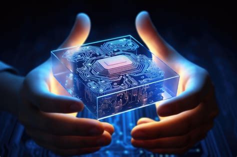 premium photo innovative ai processor unit for neural processing