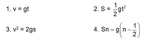 Kinematics Formulas Class 11 Pdf Physics Wallah