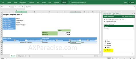 How To Add Financial Dimensions Column Mapping In Excel Template Office Integration Ax Paradise
