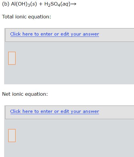 solved for each of the following formulas write total and