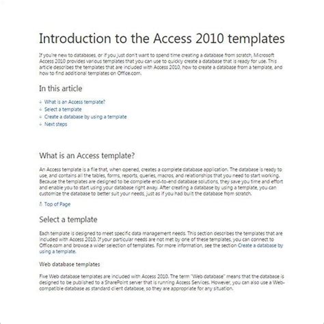 20 Free Access Database Template Artofit