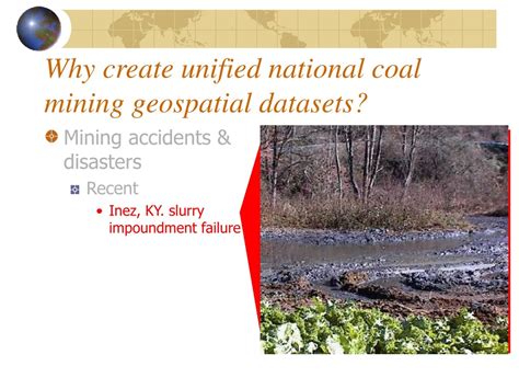 PPT CREATING NATIONAL COAL MINING GEOSPATIAL DATA STANDARDS PowerPoint Presentation ID