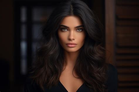 Premium Photo Mystery Muse Model Photo