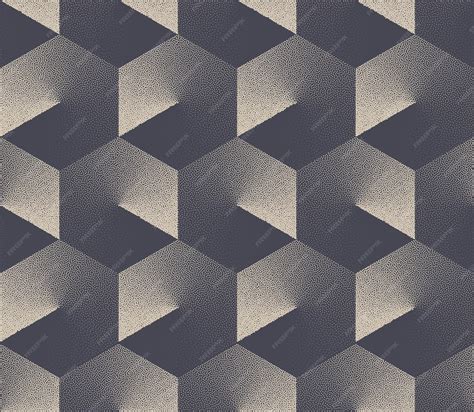 Premium Vector Hexagon Futuristic Seamless Pattern Vector Abstract Scifi Technology Background