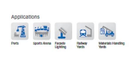 Crompton Led Flood Light For Portssports Arena Facade Lighting