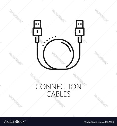Computer Hardware Electronics Industry Line Icon Vector Image