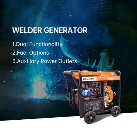 Portable Acdc Welder Generator Singlethree Phase Generator Welding Set
