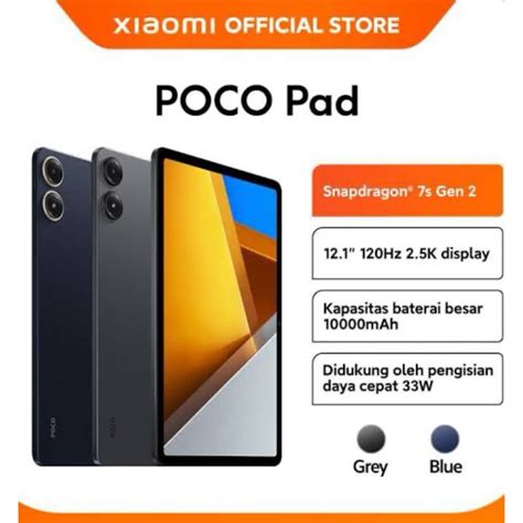 Tablet Xiaomi Poco Pad 8 256GB 12 1 Polegadas versão Global Shopee