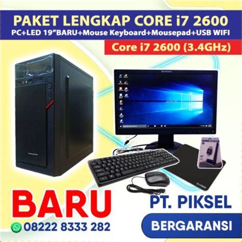 Jual Komputer Cpu Pc Core I Paket Lengkap Ram Gb Baru Cpu Only Ram Ssd Tnp Hdd