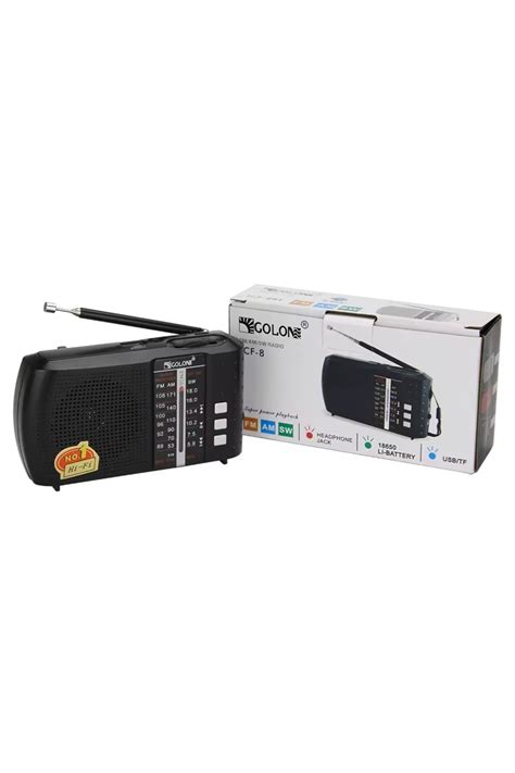 Golon Bluetoothlu Fm Radyo Usb Tf Kart Şarjlı Cep Radyosu Sİyah Icf 8bt Fiyatı Yorumları