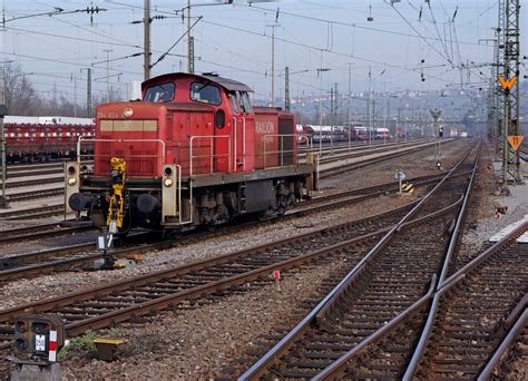 DB: Die BR 294 824-8 der DB RAILION Logistics anlässlich einer ...