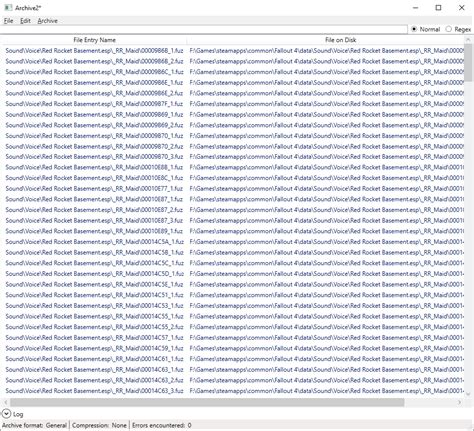 Solved Archive2 Exporting Sound Voices Fallout 4 Technical