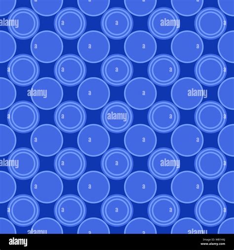 Seamless Geometrical Circle Pattern Design Background Colored Vector