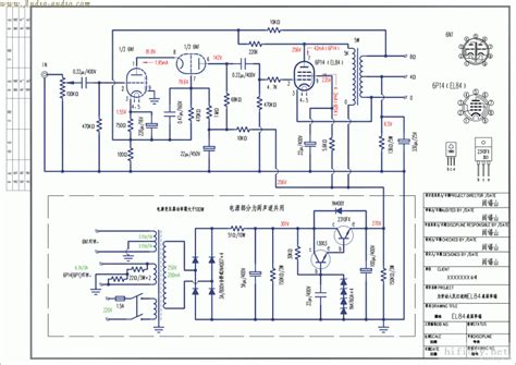 6n1推6p14单端电路图6j1推6p14单端电路图6n2推6p14单端电路图大山谷图库