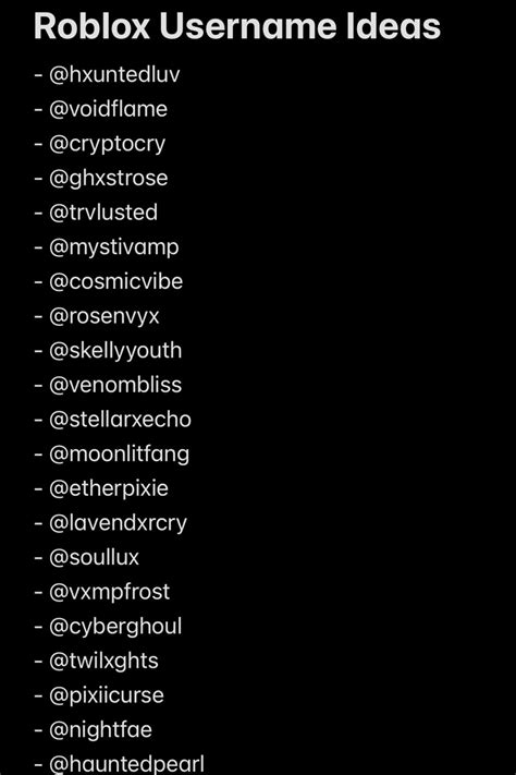 Cute Usernames For Roblox Girl