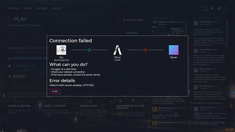 ERROR WHILE CONNECTING SERVER FiveM Client Support Cfx Re Community