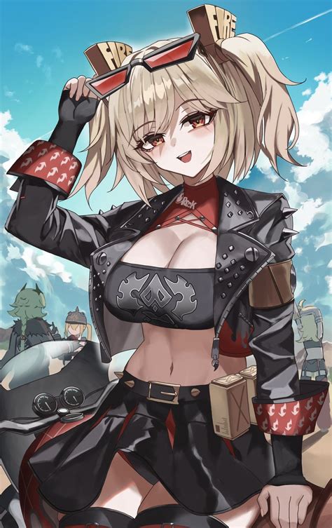 Burnice White Luciana De Montefio Caesar King And Piper Wheel Zenless Zone Zero Drawn By