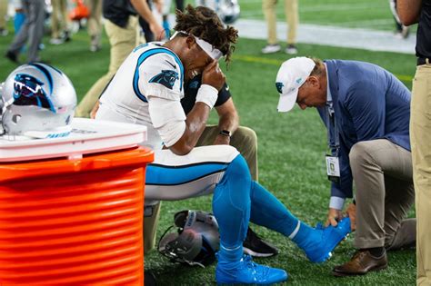 Carolina Panthers Place Qb Cam Newton On Injured Reserve With Foot