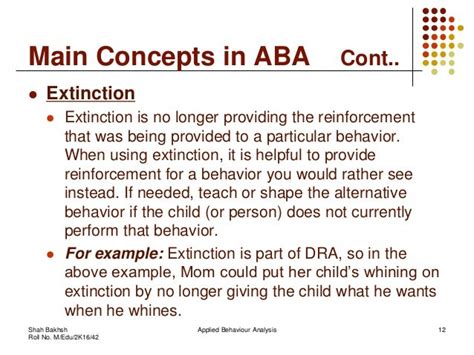 Applied Behaviour Analysis