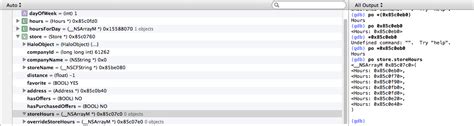 Ios View Objectproperty State In Xcode While Debugging Stack Overflow