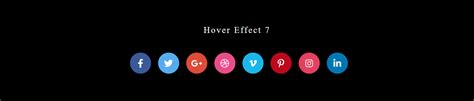 Social Media Button Hover Effect By Romincomputer Codecanyon