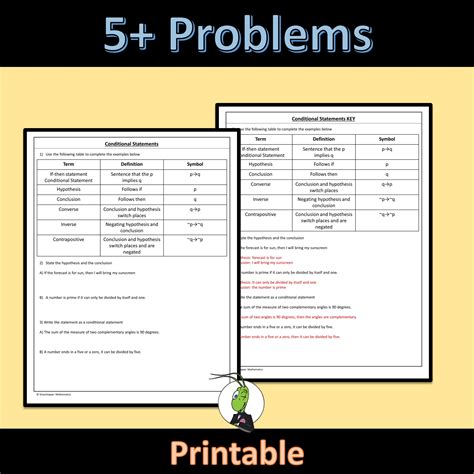 Conditional Statements Geometry Guided Notes For Logic And Reasoning