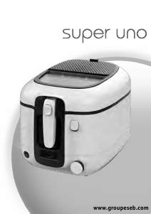 Manual Moulinex AM314010 Super Uno Deep Fryer