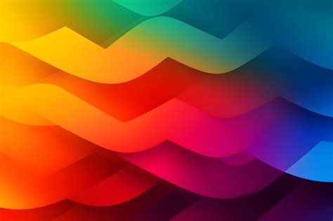 premium ai image rainbow zig zag pattern wallpapers that are high