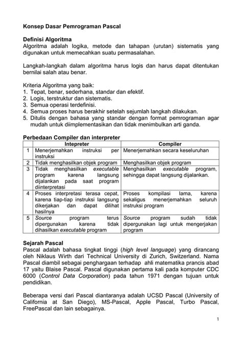1 konsep dasar pemrograman pascal pdf