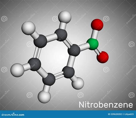 Aniline Molecular Structures Aromatic Amine 3d Model Structural Chemical Formula And Atoms