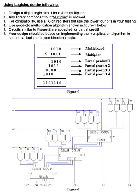 solved using logisim do the following design a digital logic circuit