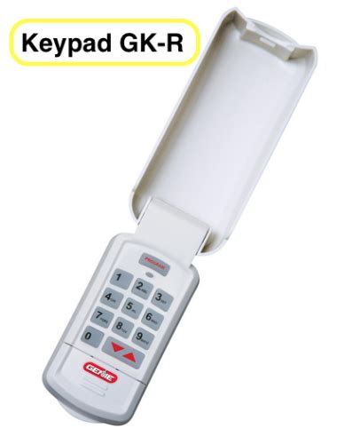 Programming Genie Wireless Keypad Model Gk R Gk Bx