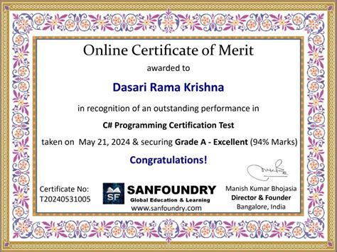 Rama Krishna Dasari On Linkedin Sanfoundry