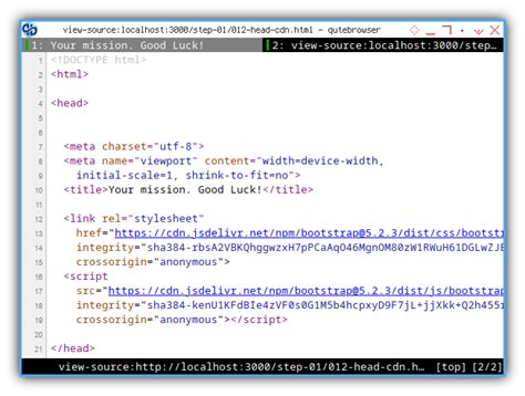 Bootstrap Minimal