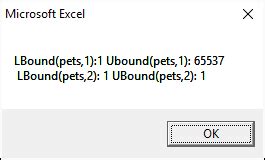 Working With ARRAY VARIABLES VBA