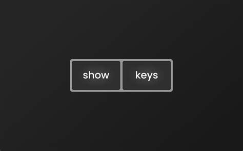 Show Keys Devpost