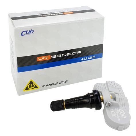 Czujnik Ciśnienia Tpms Cub Uni Sensor 433mhz Z Zaworem Gumowym Cub