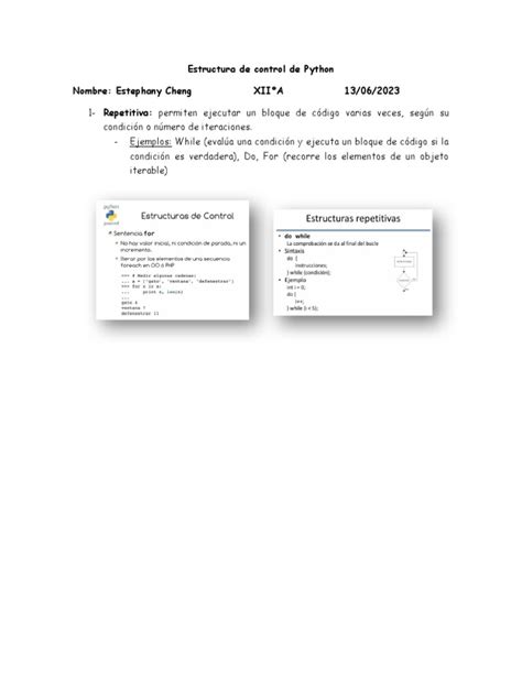 estructura de control de python pdf